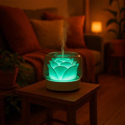 Kinscoter Flower Aroma Diffuser Aroma Diffuser Essential Oil Blends