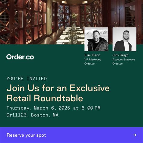 Very Excited To Be Headed Back To Boston Next Week For Our Retail Leaders Roundtable At Grill23