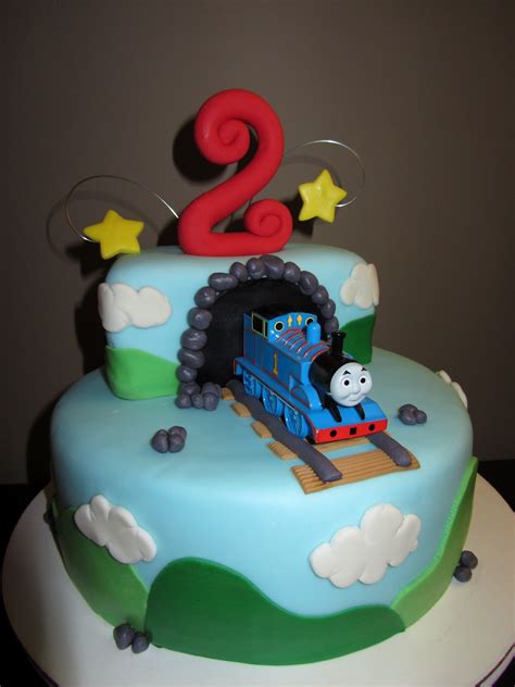 The Sweet Life Thomas The Train 2nd Birthday Cake
