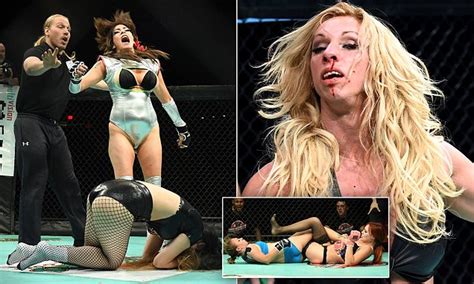 Women Don Skimpy Costumes Lingerie Fighting Championship In North