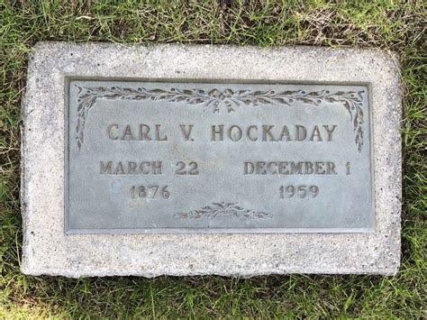 Carl Vincent Hockaday 1876 1959 Mémorial Find A Grave