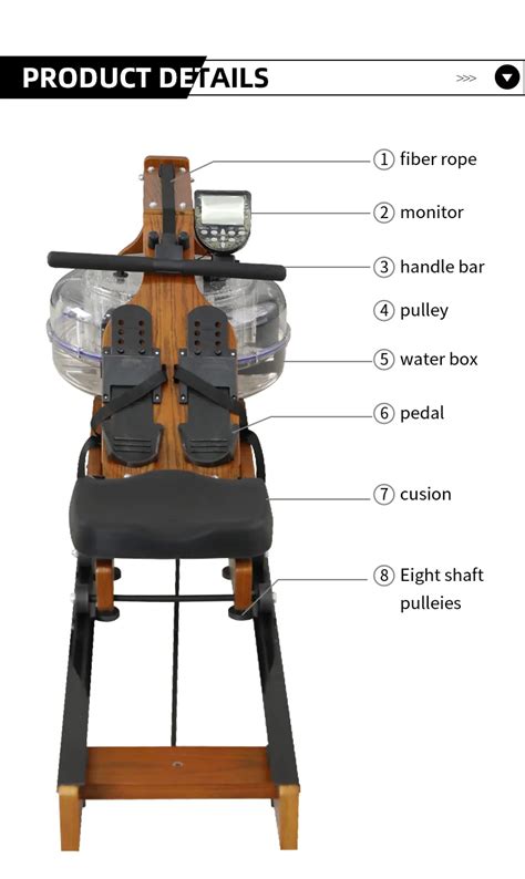 Wooden Rowing Machine Water Rower Water Resistance Rowing Machine Buy Cardio Machine Strength