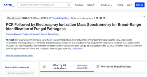 Pcr Followed By Electrospray Ionization Mass Spectrometry For Broad