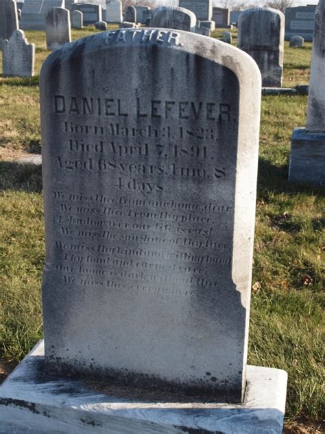 Daniel Neff Lefever 1823 1891 Find A Grave Memorial