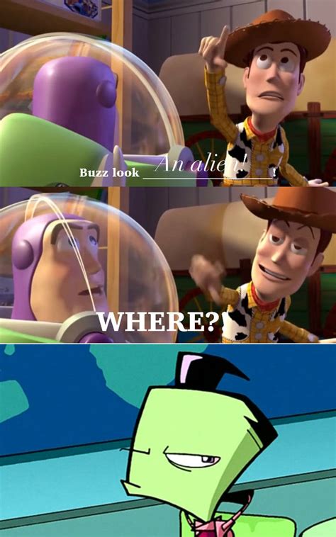 Buzz Look An Alien By Dracoawesomeness On Deviantart