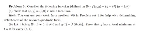 solved problem 3 consider the following function defined