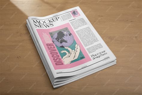 Premium Psd Newspaper Magazine Mock Up Design