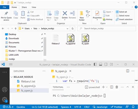 Tutorial Nodejs 5 Cara Menggunakan Modul File System Untuk Baca
