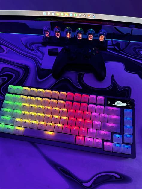 My Modded Rog Azoth Akko V3 Cream Yellow Pro Asa Clear Keycaps R