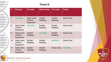Assemblies Studley High School