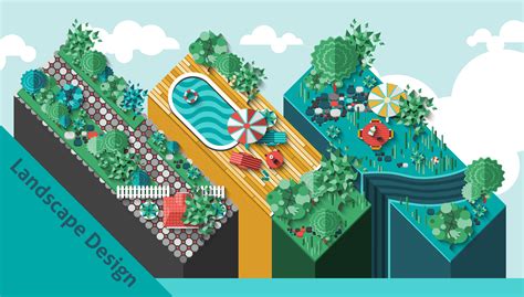 Landscape Design Concept 427716 Vector Art At Vecteezy