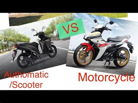 Motorcycle Vs Scooter Comparison Youtube