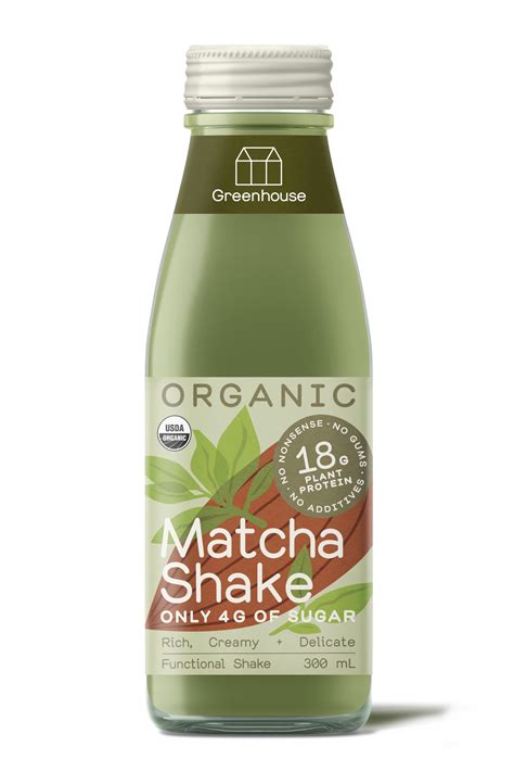 Matcha Protein Shake Greenhouse