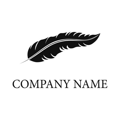 Feather Logo Icon Design Vector Illustation 10835316 Vector Art At