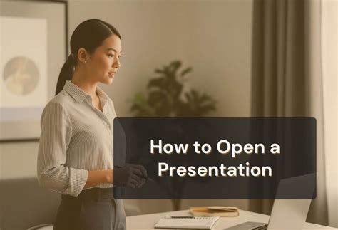 How To Open A Presentation With Impact