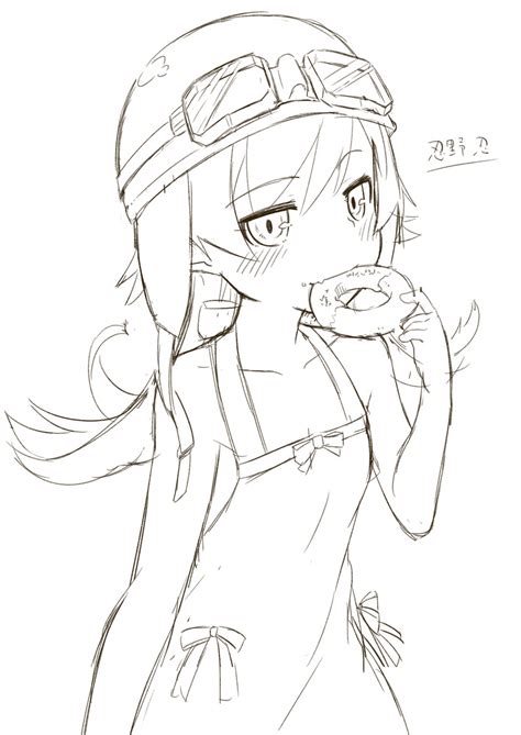 Oshino Shinobu Monogatari Drawn By Mukumuku Coffee Danbooru