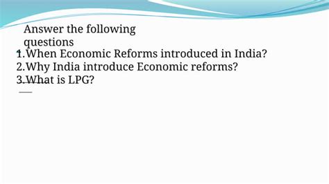 Liberalizationeconomics Subject Economic Reforms Pptx