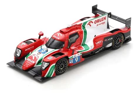 Miniatura Oreca 07 9 Orlen Lmp2 Le Mans 2022 143 Spark Vermelho