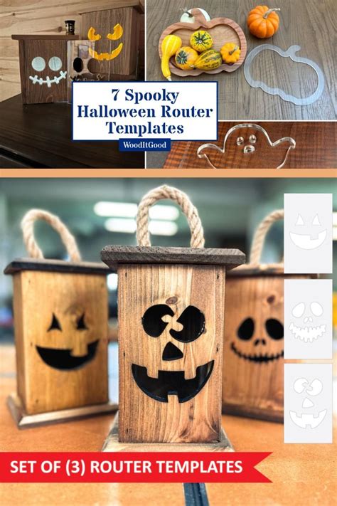 Spooky Halloween Router Templates Wood Project Templates Jack O
