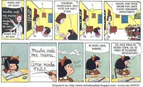 L Portuguesa Informações Tirinha Da Mafalda