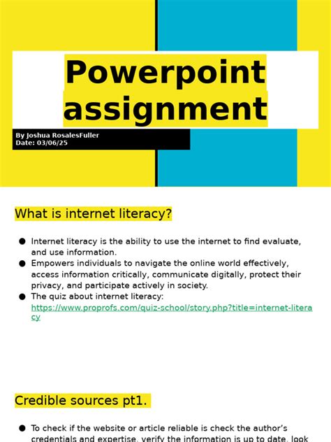 Powerpoint Assignment Pdf Human Communication Mass Media