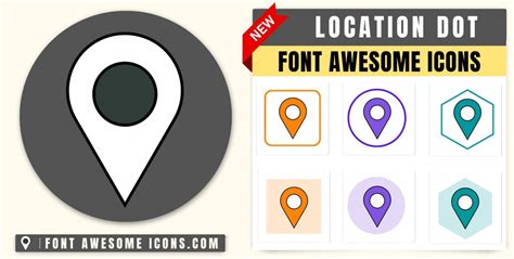 Font Awesome Location Dot Icon