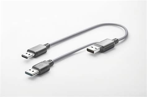 A Usb Cable With The Usb And The Usb Connected To It Premium Ai
