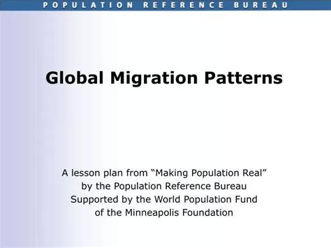Ppt Global Migration Patterns Powerpoint Presentation Free Download Id388400