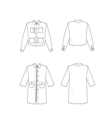 Digital Ilford Unisex Jacket Sewing Pattern Shop Oliver S