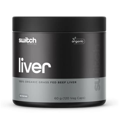 Organic Beef Liver Capsules Switch Nutrition Muscle Maker Supplements