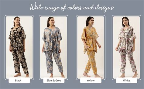 Buy Sanskrutihomes Womens Cotton Printed Maxi Kaftan Nighty Se Kfp