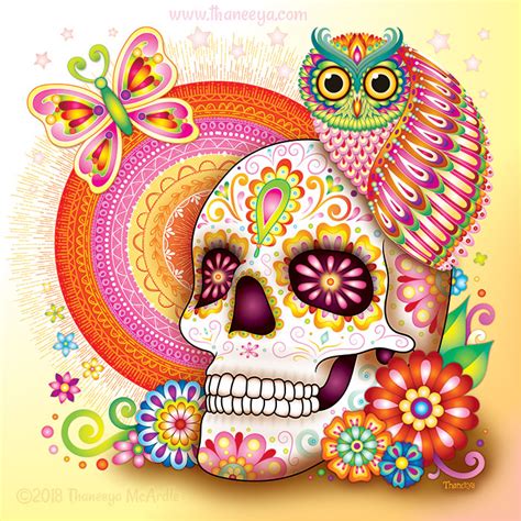 How To Draw Sugar Skull Designs