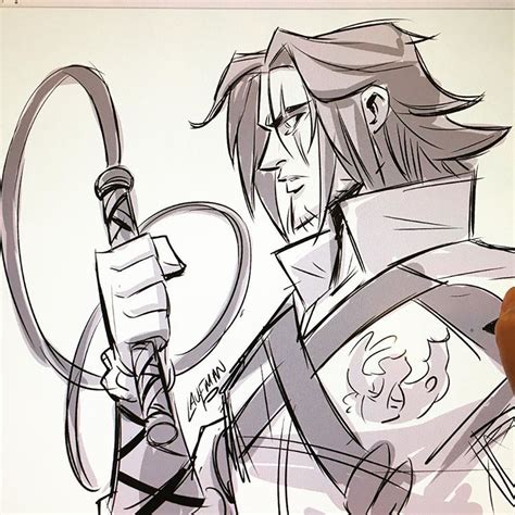 Trevor Belmont Sketch Castlevania Fan Art