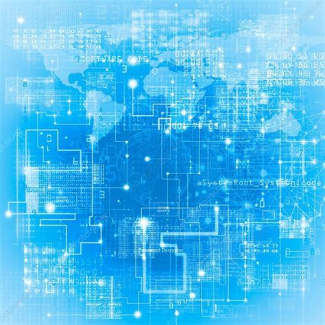 Global Data Network Abstract Illustration