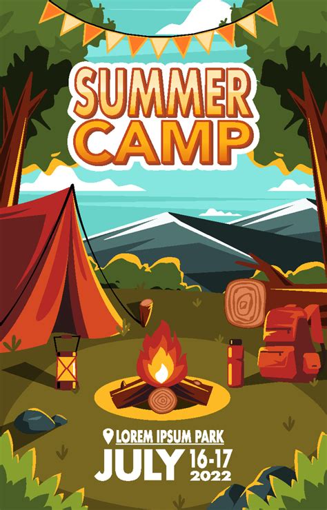 Summer Camp Posters 3k Modèles Gratuits Et Plus Pour Summer Camp