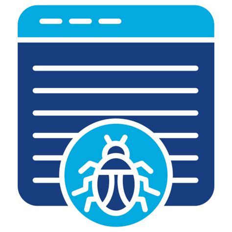 Bug Generic Blue Icon