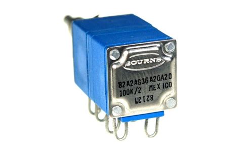 100k Ohm Dual Stereo Potentiometer Square Panel Control Potentiometer 1 Pcs £7 52 Picclick Uk