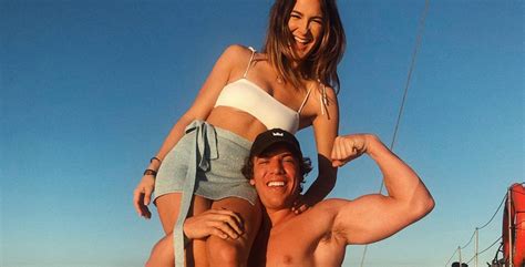 Joseph Baena Shows Off Strength Girlfriend Nicky Dodaj On Instagram