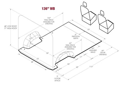 Ram Promaster Floor Plan Template Further Variations For Your Ram