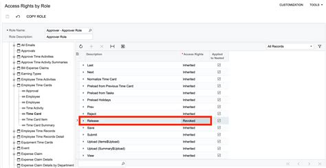 Disable Release Button For The Employees That Have The Approval Role Community