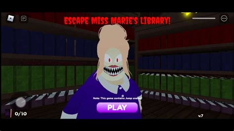 Roblox Escape Miss Maries Library 1 Uno And Sasha Play Roblox Ochie Da Potchi Youtube