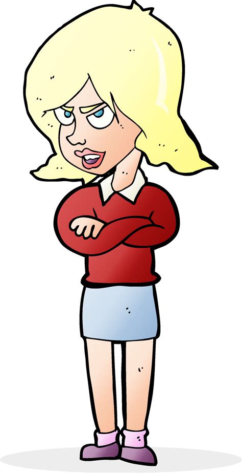 Mean Woman Clipart