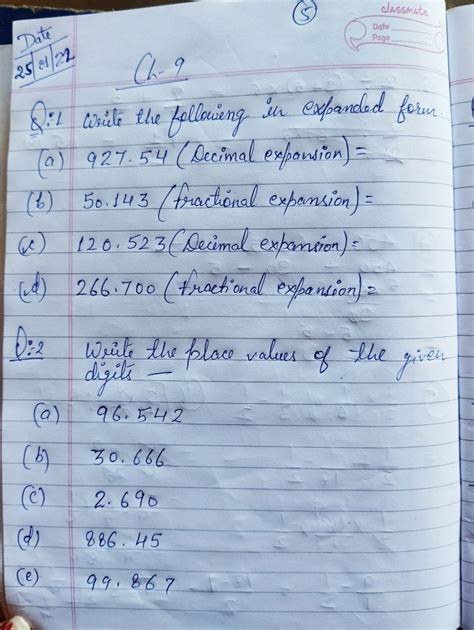 Chapter 9 Maths Assignment Teachmint