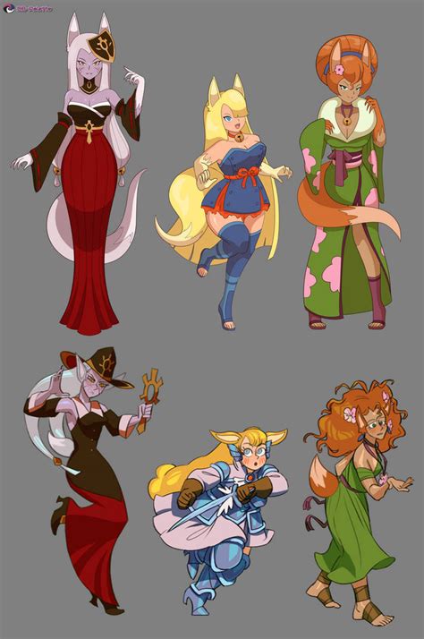 Witch Hunter Izana Kitsune By Db Palette On Deviantart