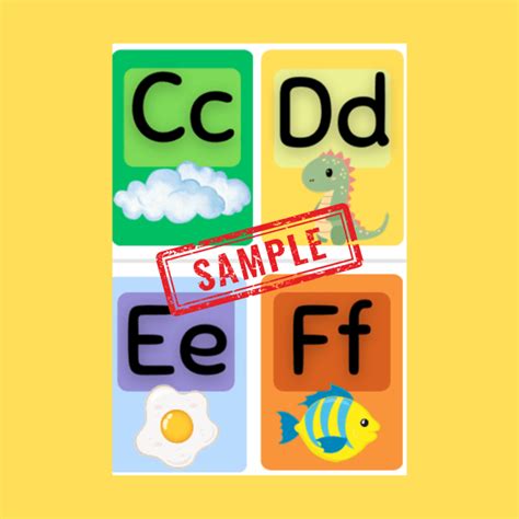 Mash School Scoil Upper And Lower Case Letter Posters