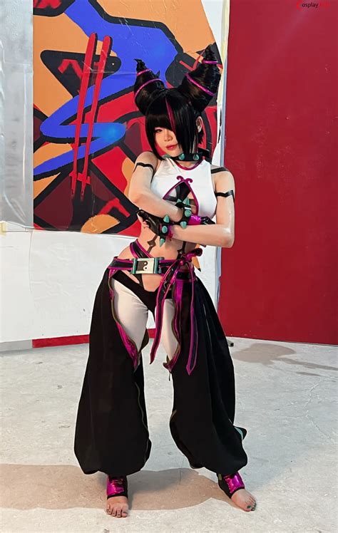 Zinieq ジニcosplayer Cosplay Juri Han Street Fighter 50 Photos2