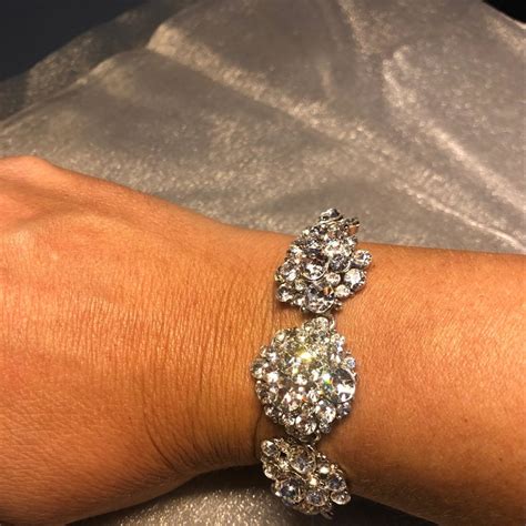 Pulseira Prata Com Strass Elo7 Produtos Especiais