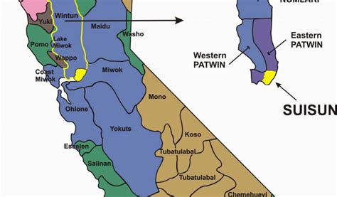 California Native American Map