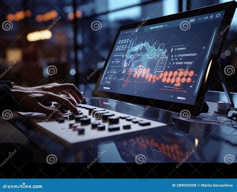 Digital Technologies Security Sms System Databases On Laptop Monitor