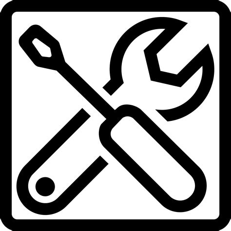 tools icon by friconix fi snluxl tools line up normal square building